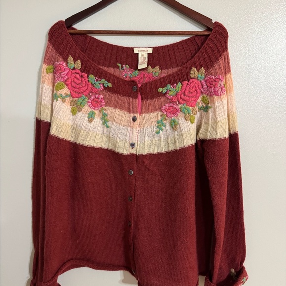 Sundance | Sweaters | Sundance Cardigan Sweater Mohair Wool Blend Red ...